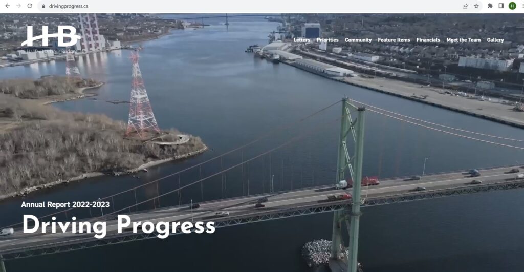 Halifax Harbour Bridges | Halifax Harbour Bridges 2022-23 Annual Report released